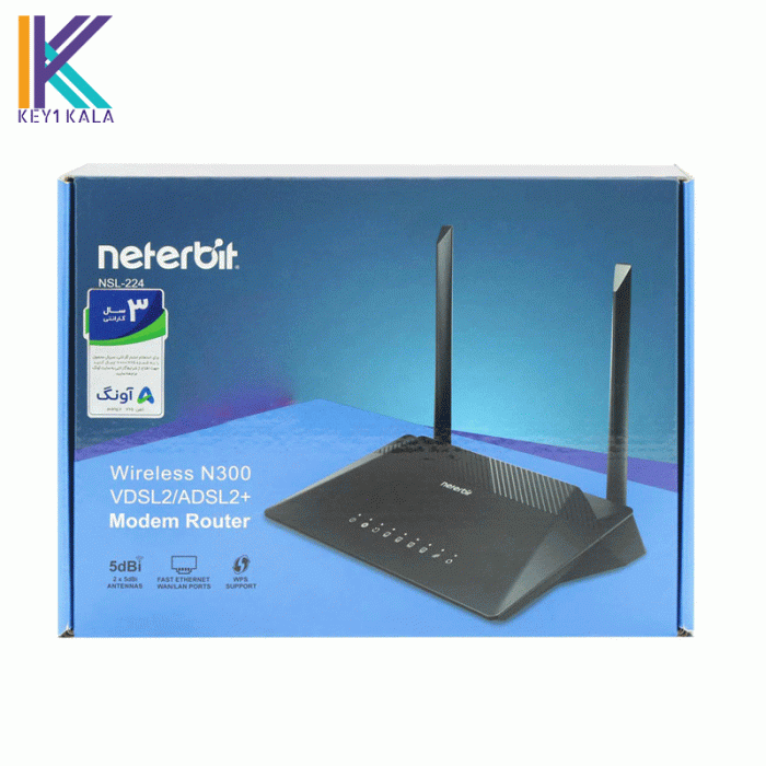 مودم روتر VDSL/ADSL2 Plus نتربیت مدل NSL-224 - کی تک کالا