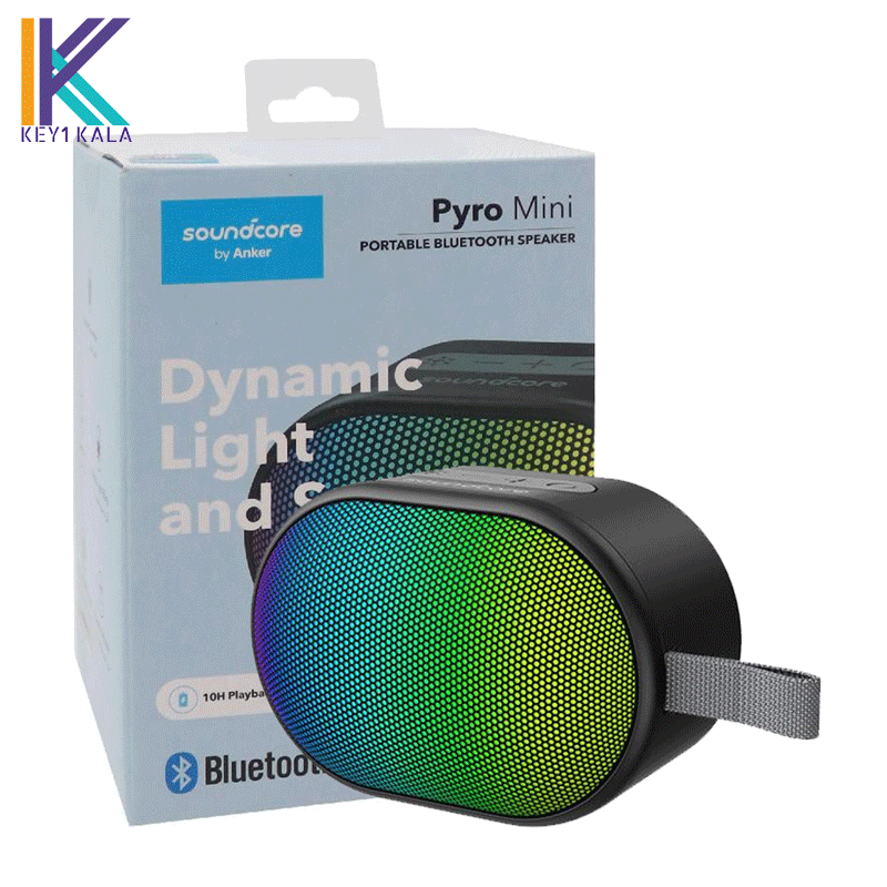 اسپیکر بلوتوثی انکر مدل Anker Soundcore Pyro Mini A31A0011 - کی تک کالا